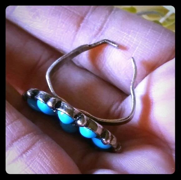 Vintage | Jewelry | Vintage Turquoise Blue Stone Cluster Ring | Poshmark